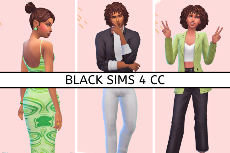 The Ultimate List of Black Sims 4 CC You'll Love (Sims 4 Urban CC)