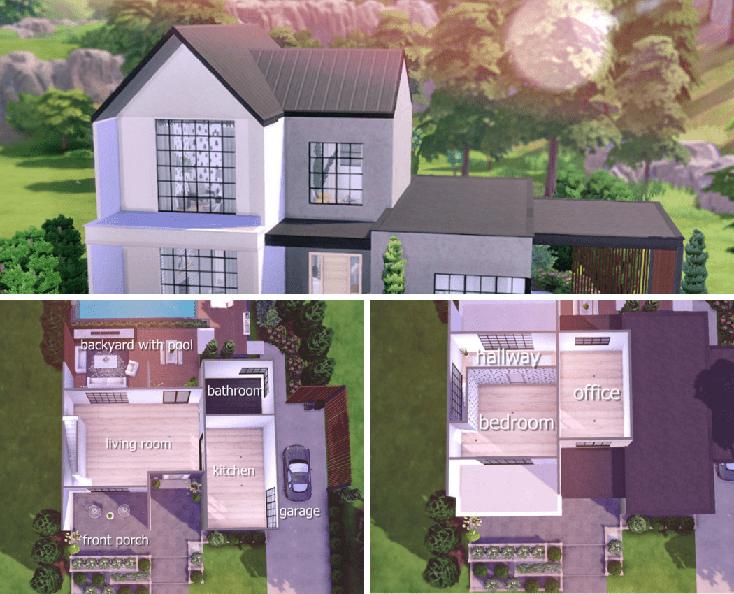 45+ Easy Sims 4 House Layouts to Try This Year (Sims 4 Floor Plans)
