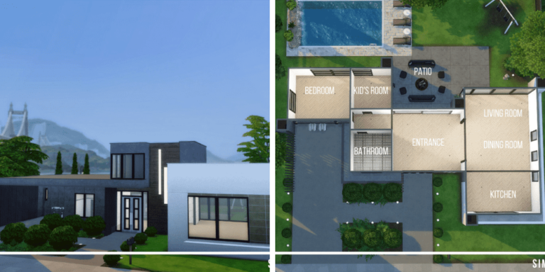 45+ Easy Sims 4 House Layouts to Try This Year (Sims 4 Floor Plans)