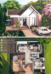 45+ Easy Sims 4 House Layouts to Try This Year (Sims 4 Floor Plans)