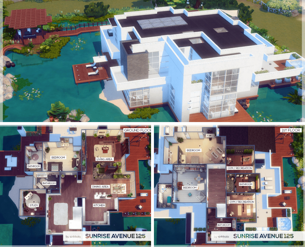 45+ Easy Sims 4 House Layouts to Try This Year (Sims 4 Floor Plans)