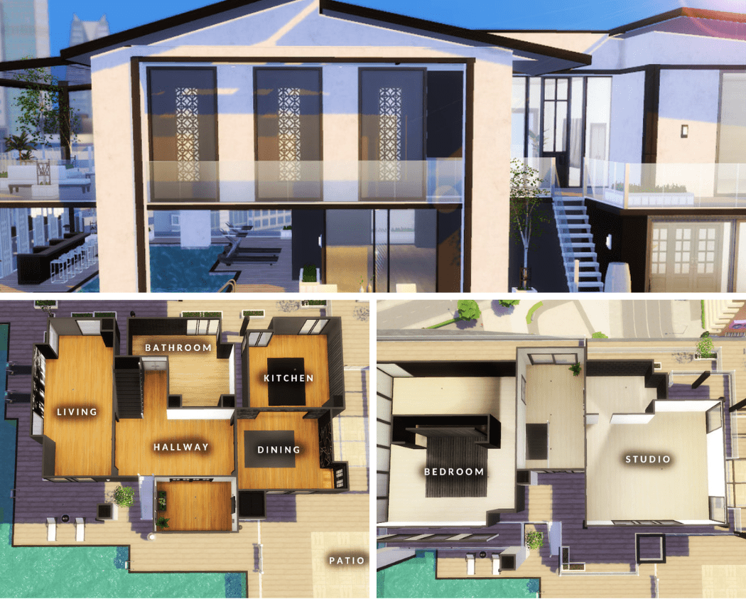 45+ Easy Sims 4 House Layouts to Try This Year (Sims 4 Floor Plans)