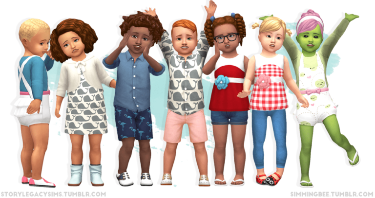 67+ Adorable Sims 4 Toddler CC for Your CC Folder (Updated!)