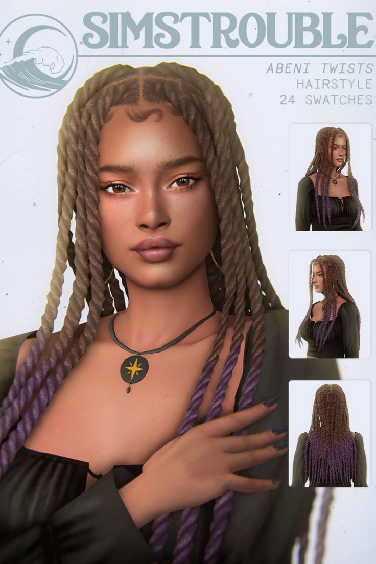 73+ Stunning Sims 4 Black Hair CC That Will Blow Your Mind
