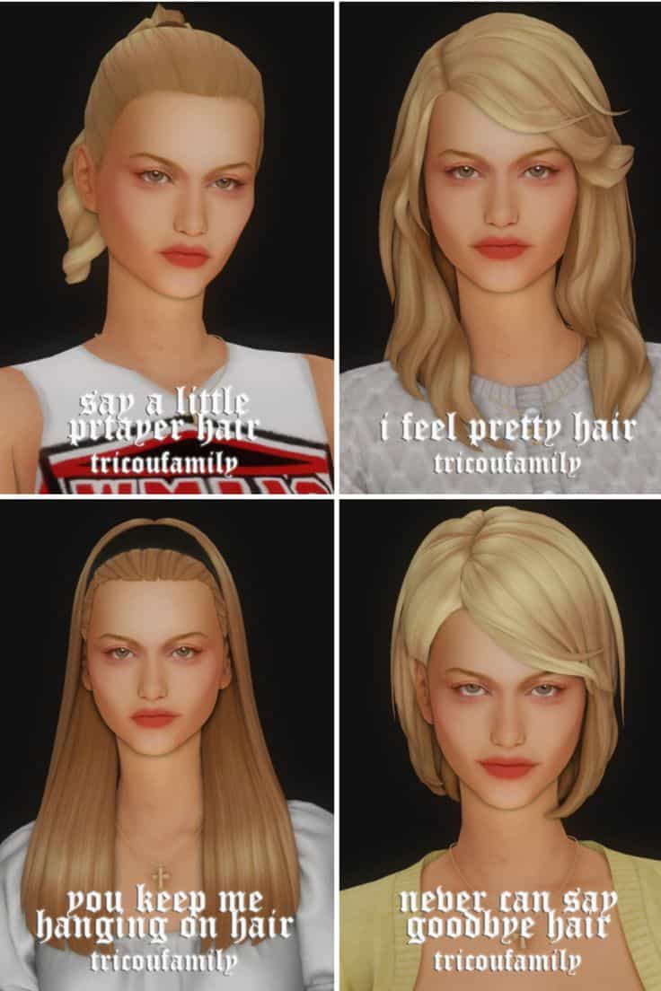 The Ultimate List of Sims 4 CC Hair Female I Can’t Play Without