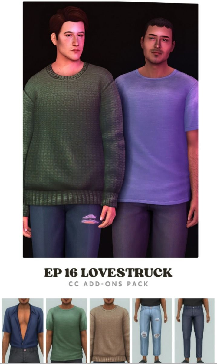 Sims 4 Male Clothes CC: 41+ Best Custom Content For Your Game