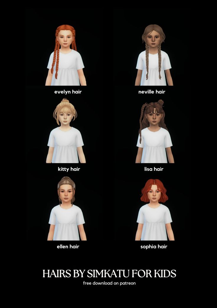 The Ultimate List Of Sims 4 Child Hair CC (Sims 4 Kid Hair) For You