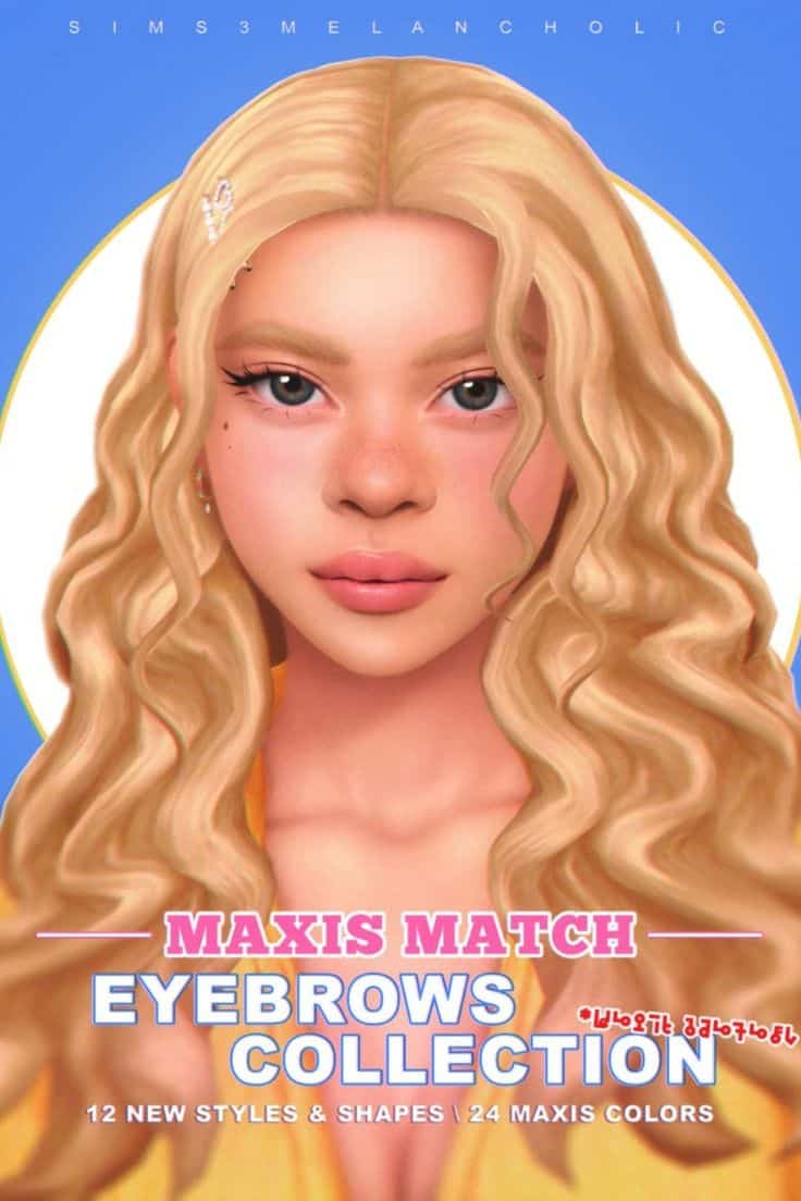 35+ Best Sims 4 Eyebrows For Your CC Folder (Updated!)