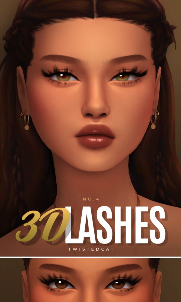 35+ Stunning Sims 4 Eyelashes To Create A Lovely Sim