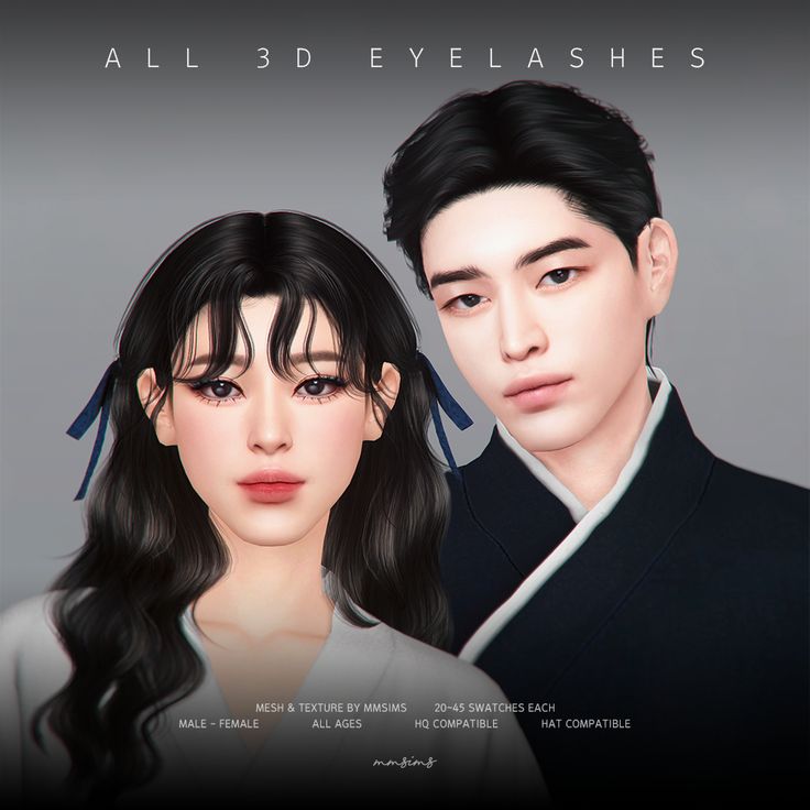 35+ Stunning Sims 4 Eyelashes To Create A Lovely Sim