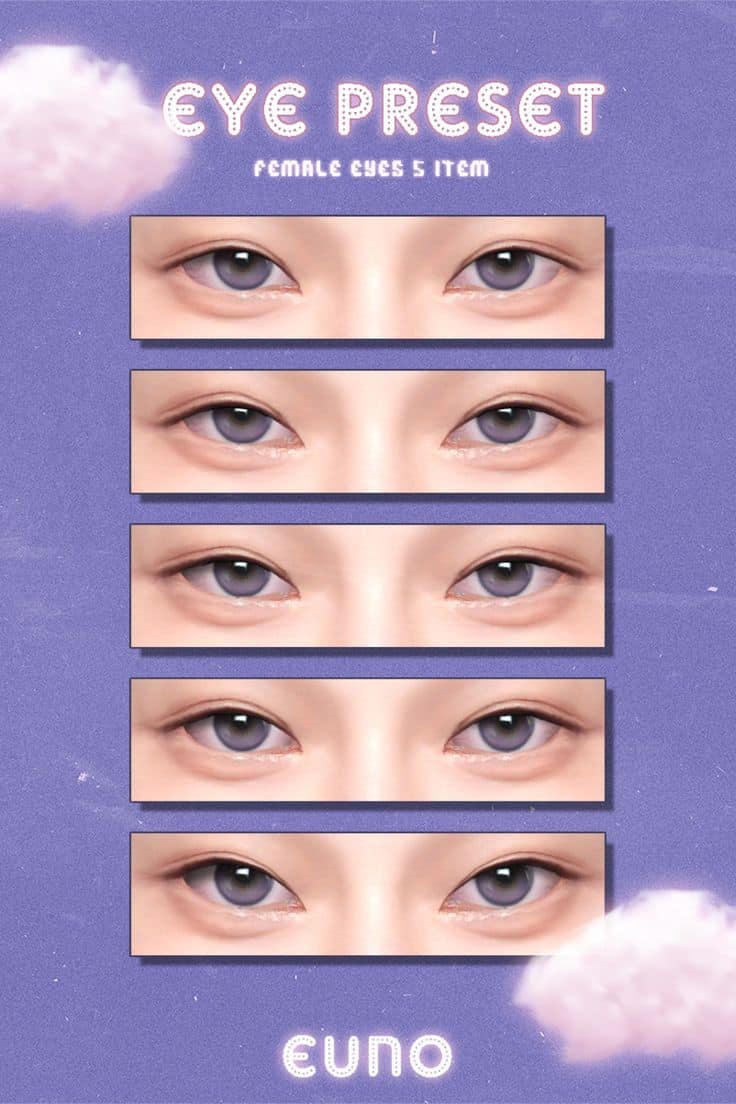 33+ Must Have Sims 4 Eye Presets For A Realistic Sim
