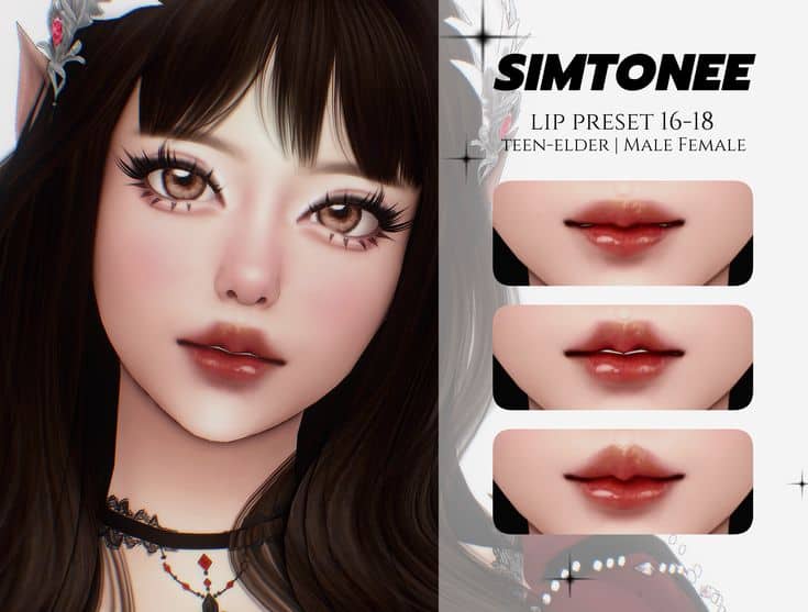 31+ Best Sims 4 Lip Presets You Need to Download Now