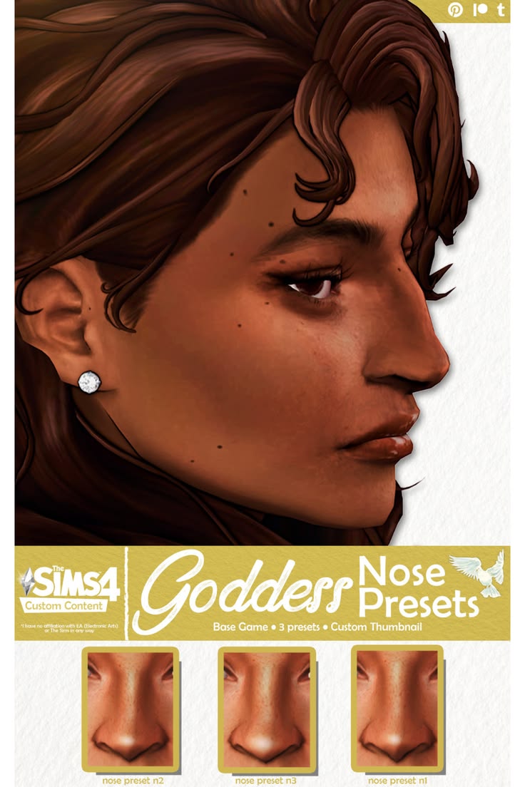 25+ Best Sims 4 Nose Presets You Should Have In Your CC Folder