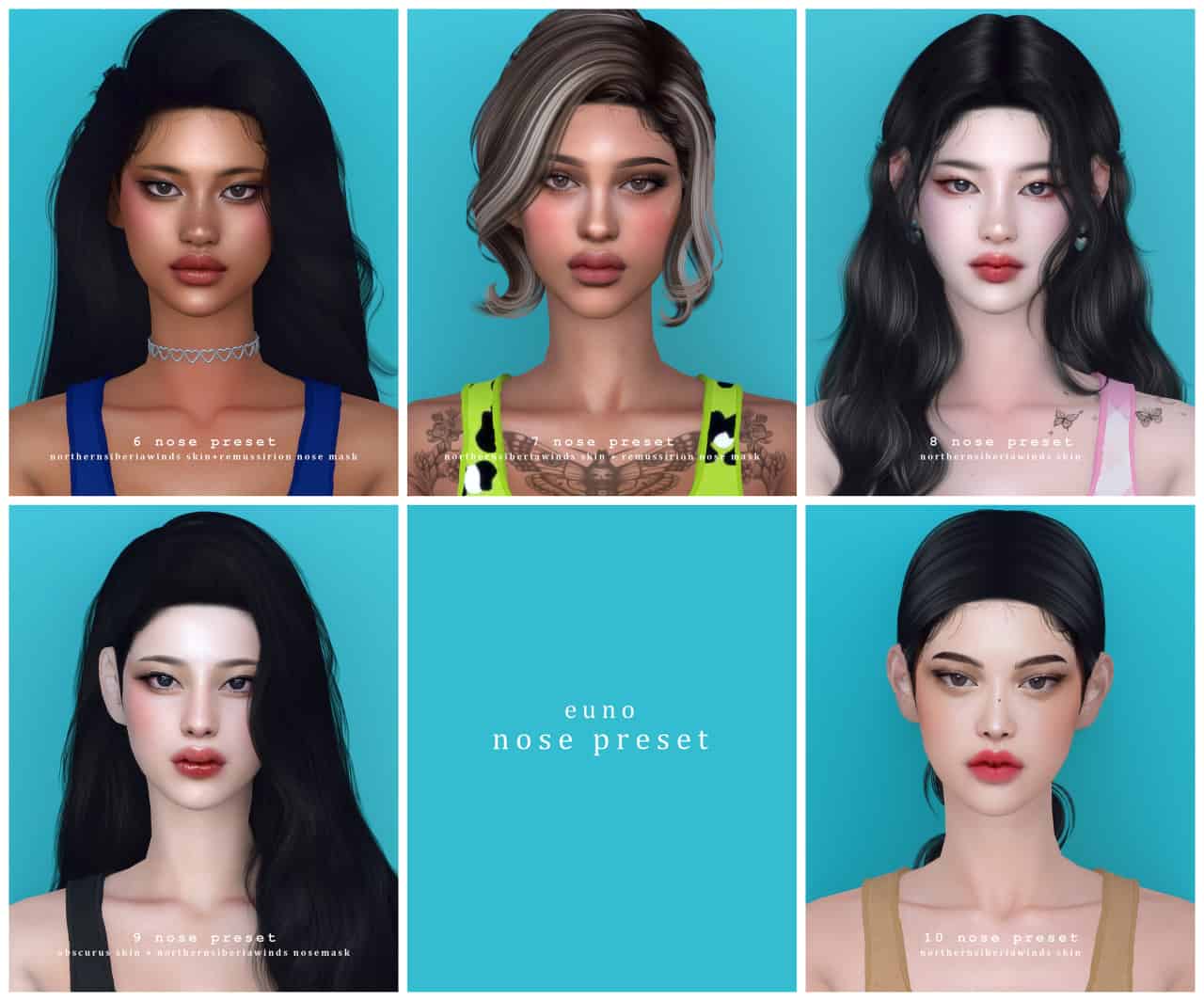 25+ Best Sims 4 Nose Presets You Should Have In Your CC Folder