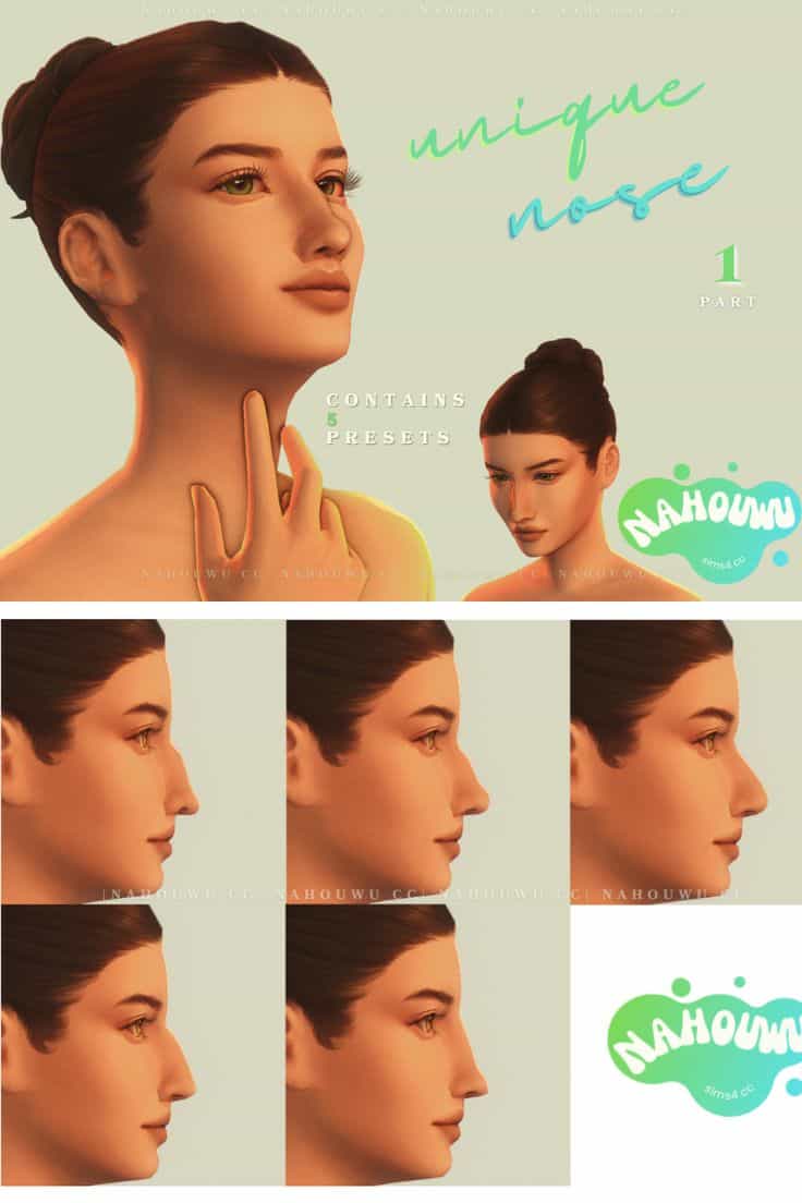 25+ Best Sims 4 Nose Presets You Should Have In Your CC Folder