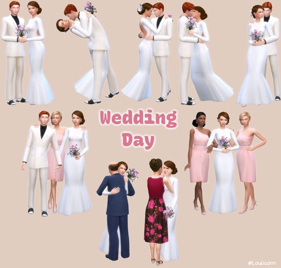 25+ Stunning Sims 4 Wedding Poses For A Lovely Photo Shoot