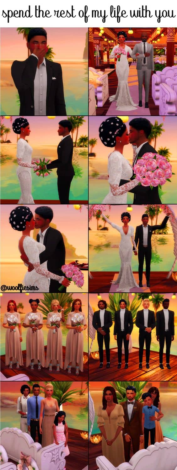 25+ Stunning Sims 4 Wedding Poses For A Lovely Photo Shoot