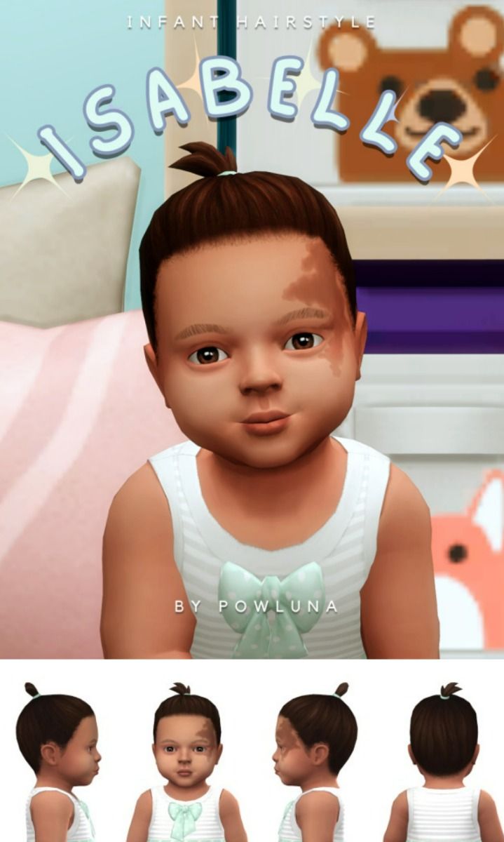 43+ Adorable Sims 4 Infant Hair CC for Your CC Folder (Maxis Match)