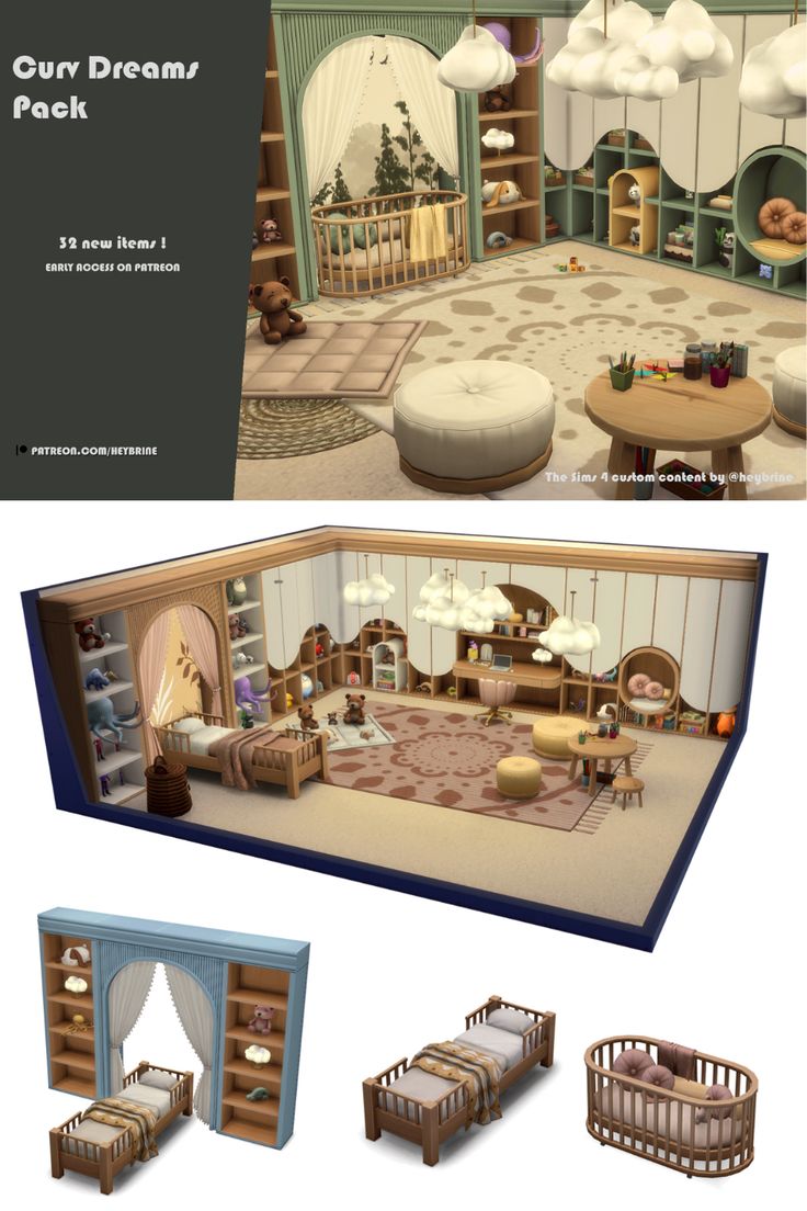 29+ Super Cute Sims 4 Nursery CC For The Perfect Baby Room