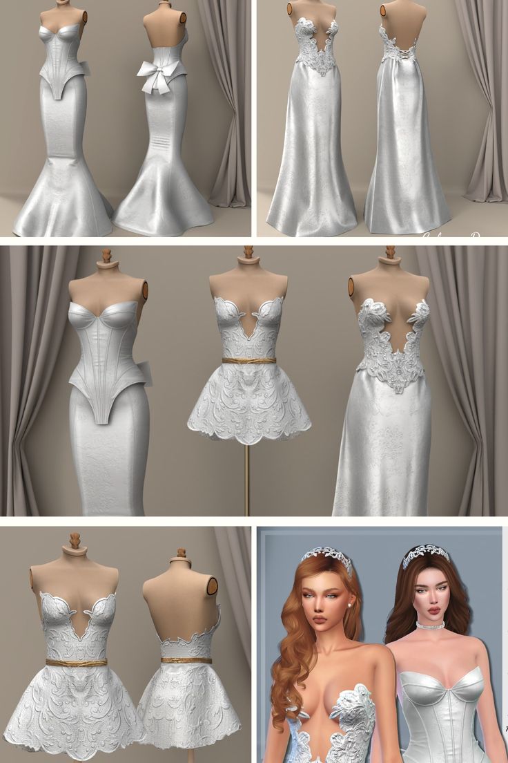35+ Gorgeous Sims 4 Wedding Dress CC (Updated!)