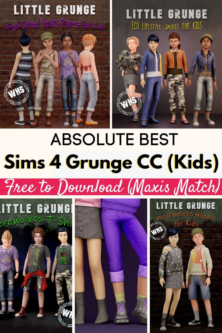 39+ Must Have Sims 4 Grunge CC (Updated 2025!)