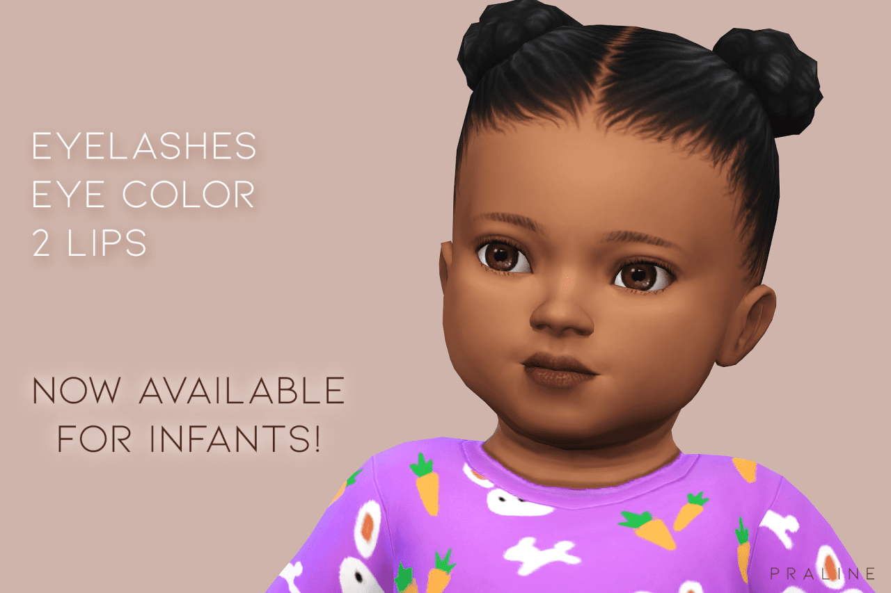 The Most Adorable Sims 4 Infant Eyelashes (The Ultimate List)