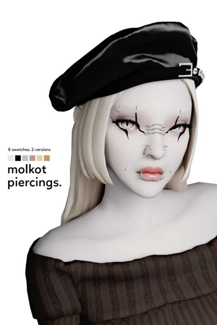41+ Sizzling Sims 4 Piercings CC for an Edgy Look (Updated!)