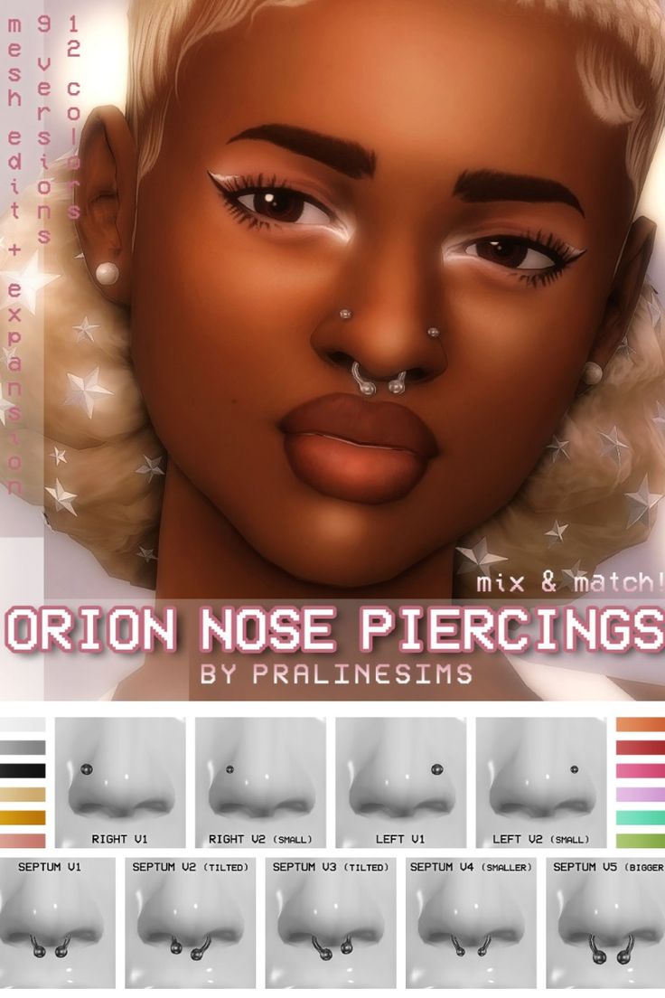 41+ Sizzling Sims 4 Piercings CC for an Edgy Look (Updated!)