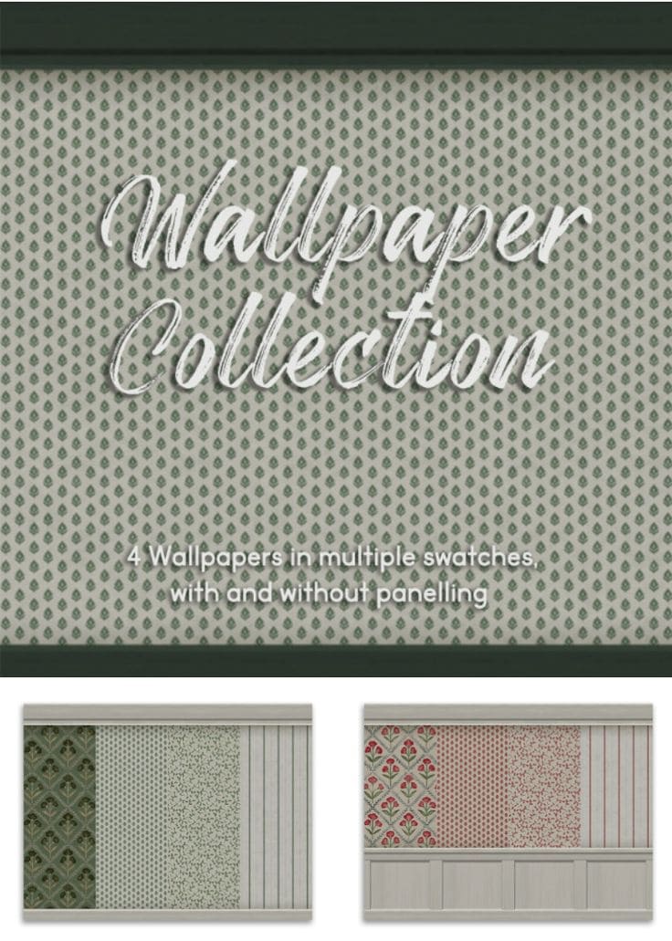 27+ Amazing Sims 4 Wallpaper CC Pieces (Updated 2025!)