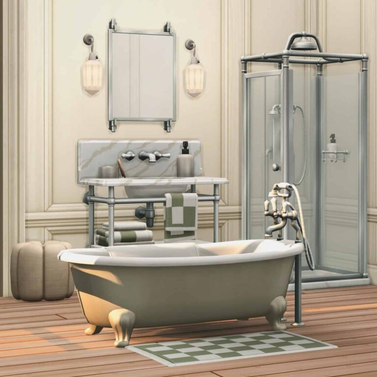 33+ Best Sims 4 Bathroom CC to Quickly Fill Up Your CC Folder
