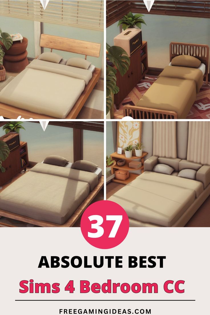 37+ Amazing Sims 4 Bedroom CC (Updated!)