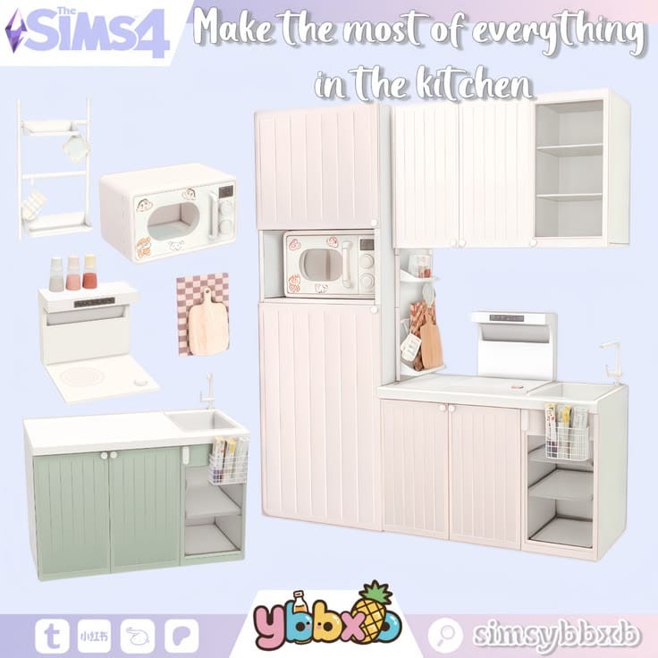 33+ Sims 4 Kitchen CC (You Should Not Miss)
