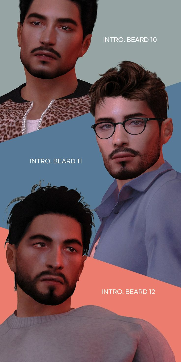31+ Ultimate Sims 4 Beard CC and Facial Hair CC You Can't Miss Out On