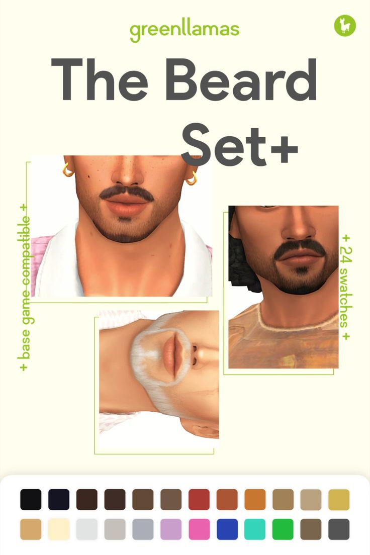 31+ Ultimate Sims 4 Beard CC and Facial Hair CC You Can't Miss Out On