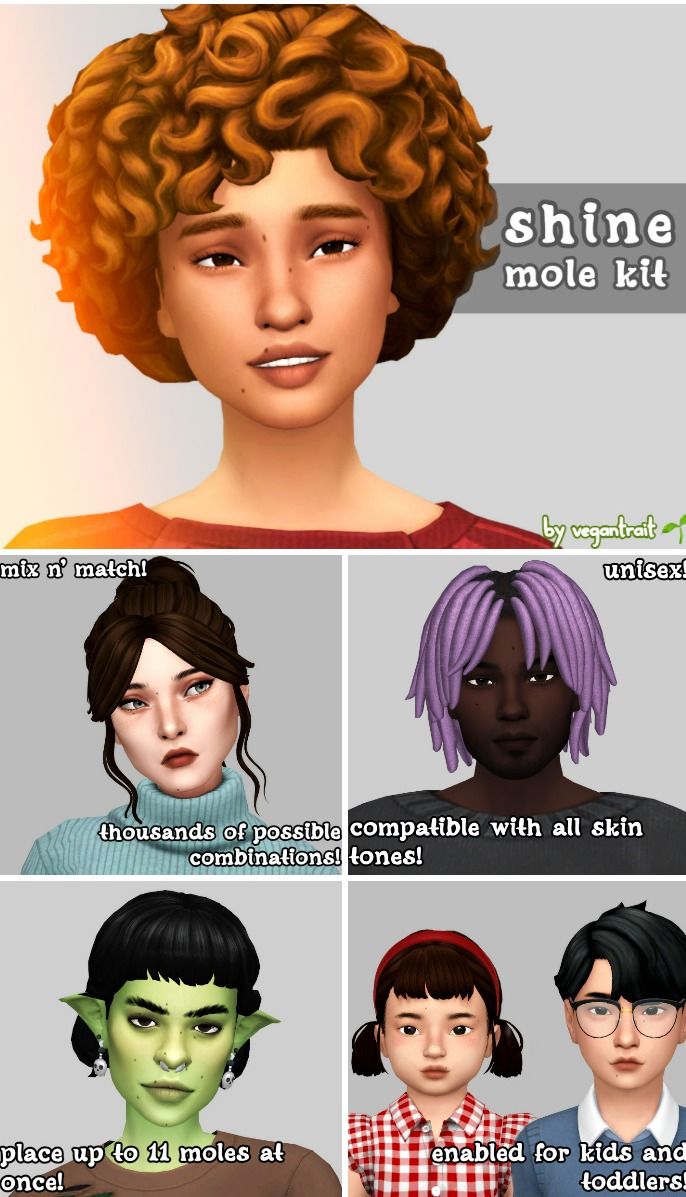 31+ Sims 4 Moles CC to Enhance Your Sim's Realism and Beauty