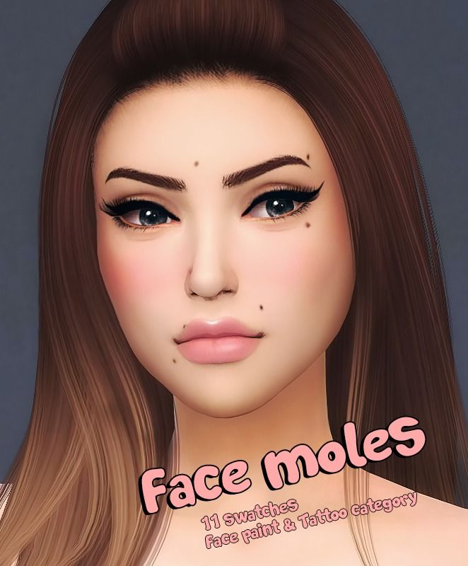 31+ Sims 4 Moles CC to Enhance Your Sim's Realism and Beauty