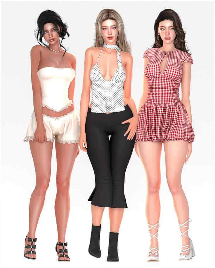 The Ultimate List of Sims 4 Female Clothes CC (Maxis Match & Free)
