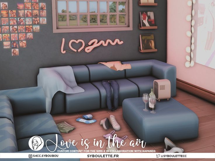 25+ Maxis Match Sims 4 Living Room CC (Furniture CC & Clutter CC)