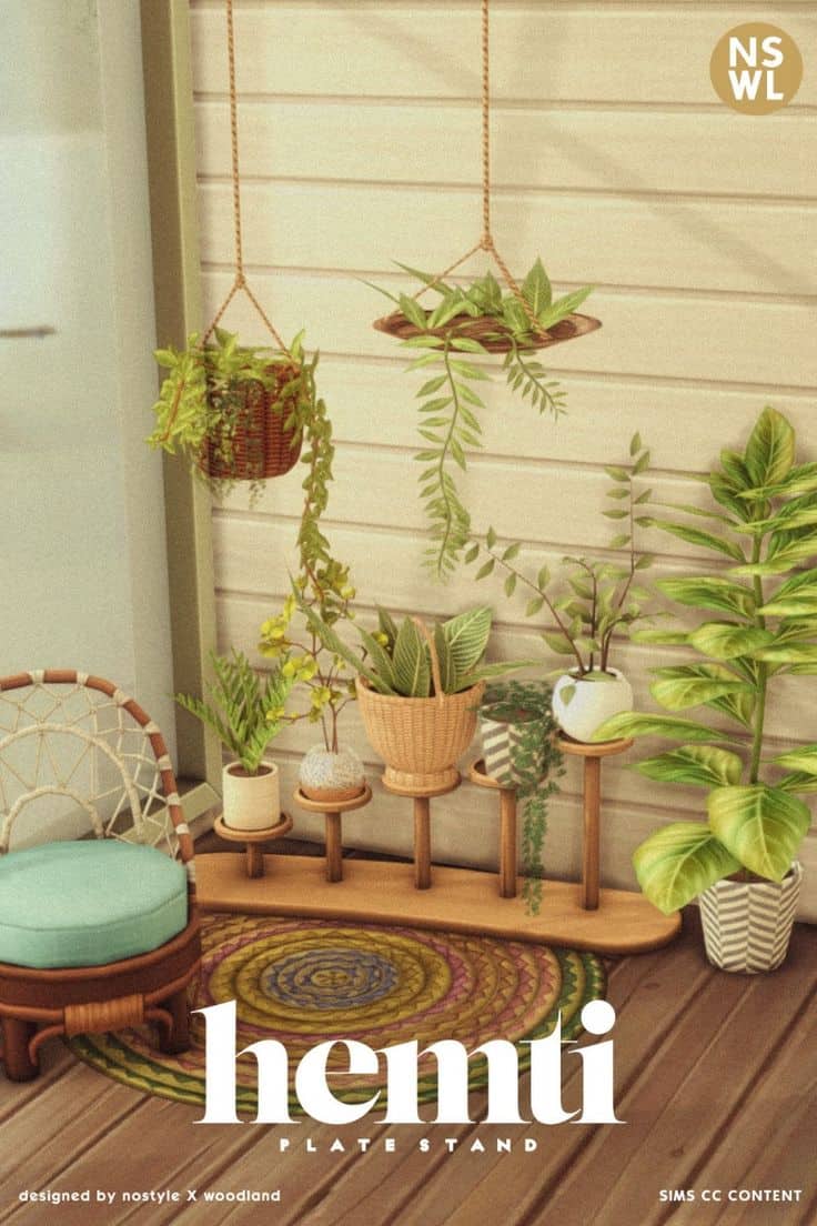 31 Sims 4 Plants CC (Hanging, Indoor, Outdoor Plants, and More)