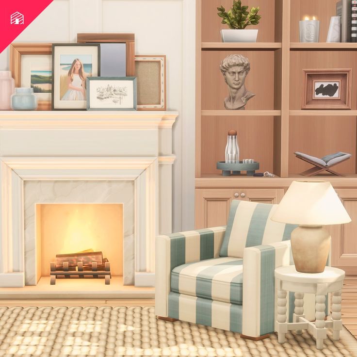 25+ Maxis Match Sims 4 Living Room CC (Furniture CC & Clutter CC)