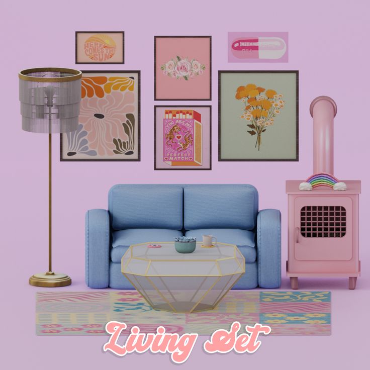 25+ Maxis Match Sims 4 Living Room CC (Furniture CC & Clutter CC)