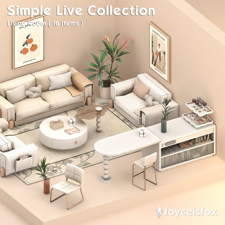 25+ Maxis Match Sims 4 Living Room CC (Furniture CC & Clutter CC)
