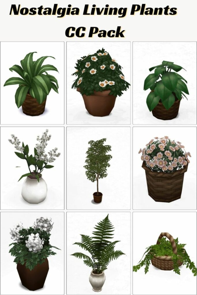 31 Sims 4 Plants CC (Hanging, Indoor, Outdoor Plants, and More)