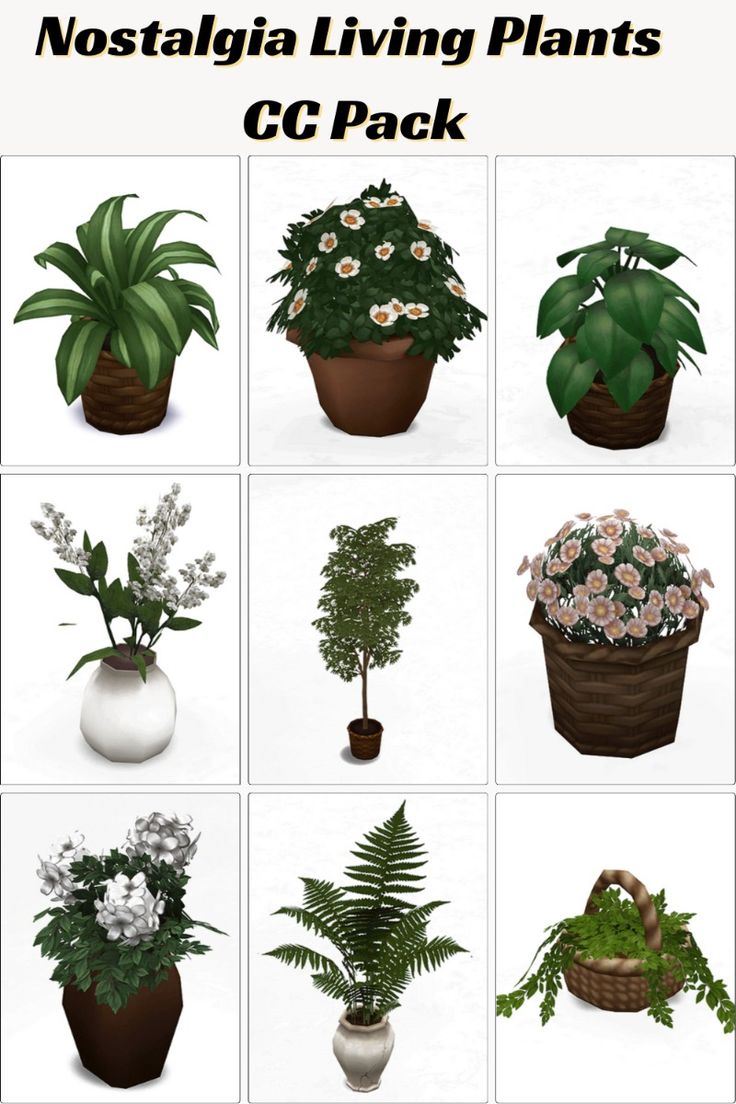 31 Sims 4 Plants CC (Hanging, Indoor, Outdoor Plants, and More)