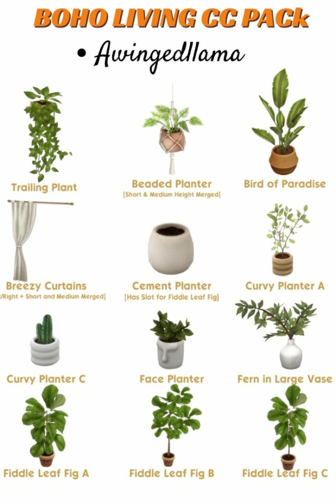31 Sims 4 Plants CC (Hanging, Indoor, Outdoor Plants, and More)