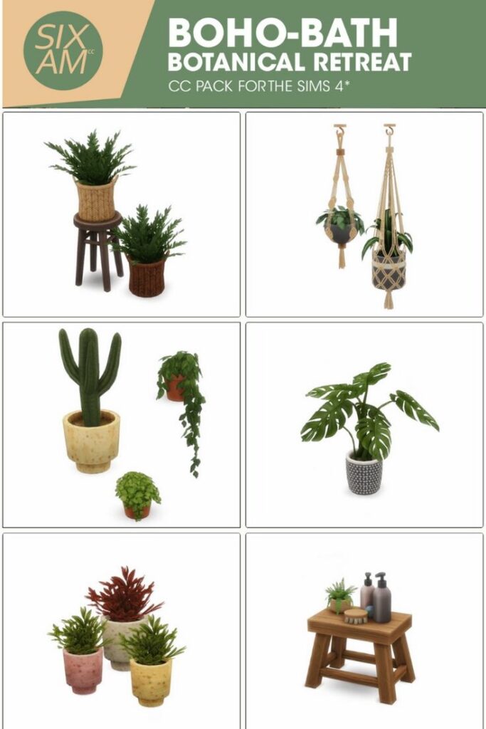 31 Sims 4 Plants CC (Hanging, Indoor, Outdoor Plants, and More)