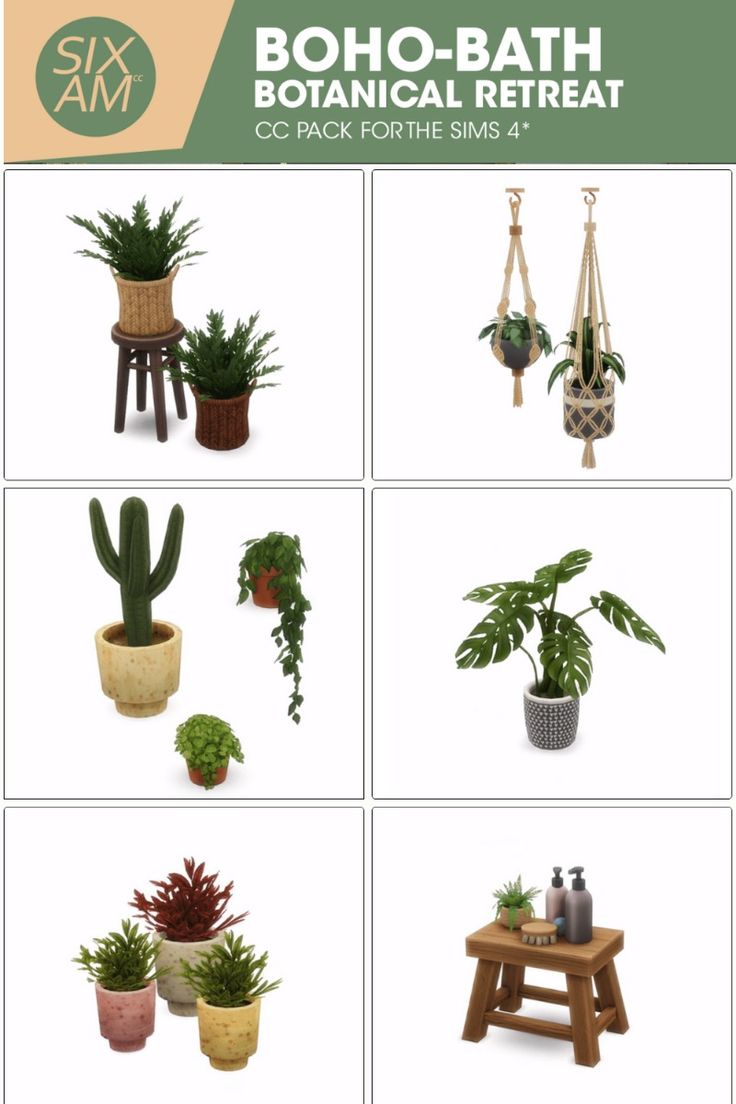 31 Sims 4 Plants CC (Hanging, Indoor, Outdoor Plants, and More)
