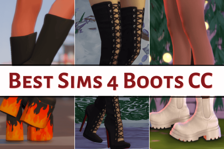 27+ Sims 4 Boots CC for Your Male and Female Sims (Sims 4 Shoes CC Folder)