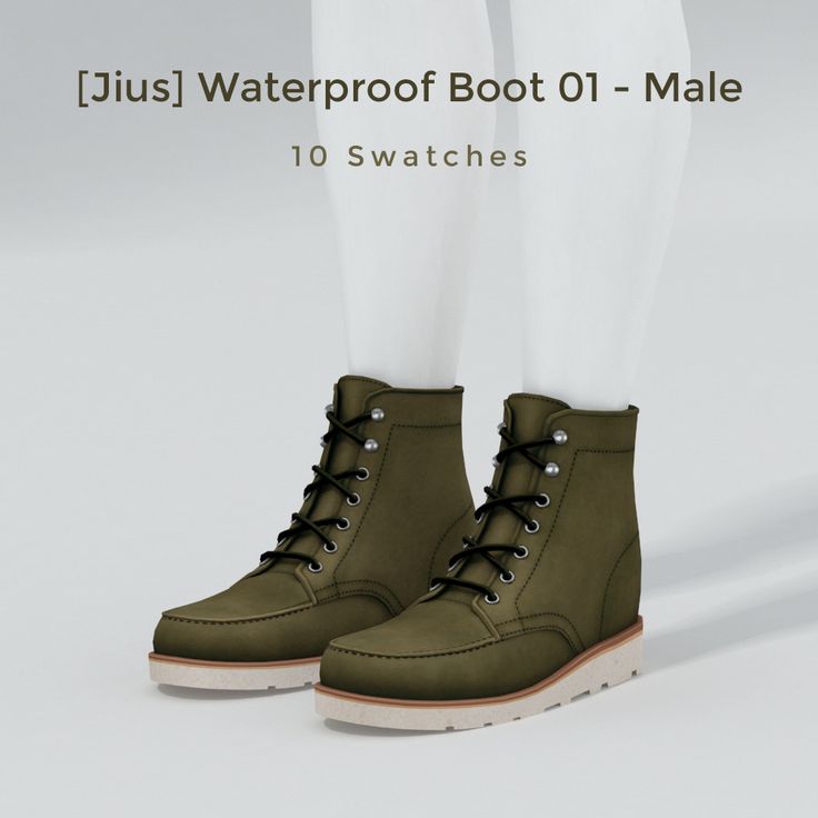 27+ Sims 4 Boots CC for Your Male and Female Sims (Sims 4 Shoes CC Folder)