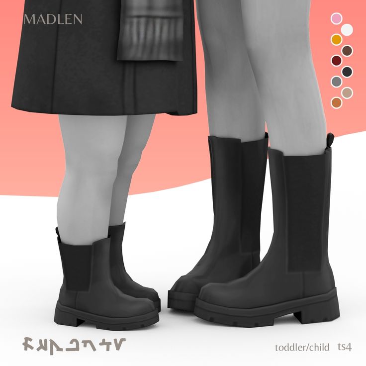 27+ Sims 4 Boots CC for Your Male and Female Sims (Sims 4 Shoes CC Folder)